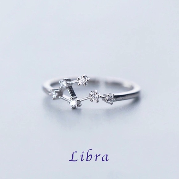 Jewelry | Libra Zodiac Adjustable Ring | Poshmark